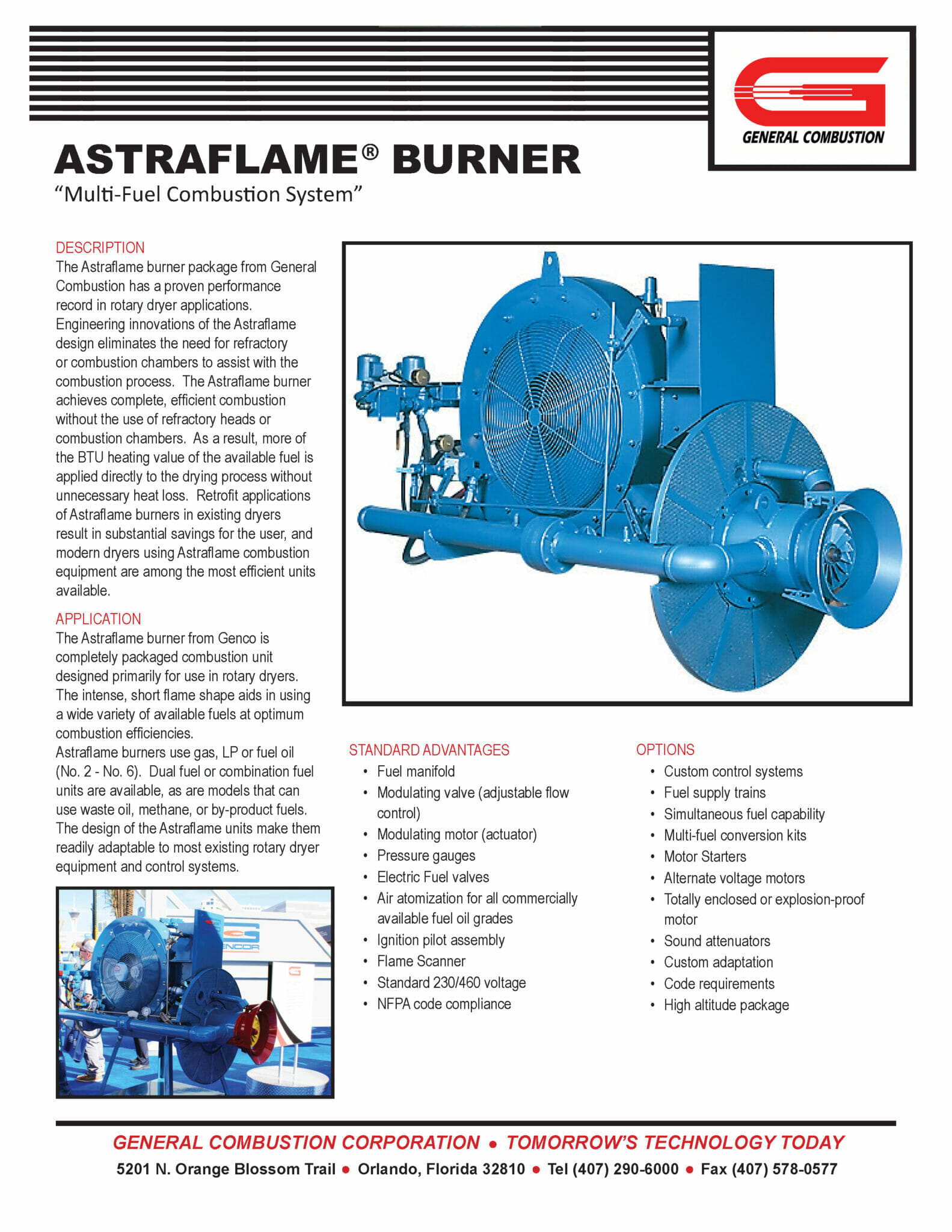 Multi-Fuel Burners and Combustion Systems | Gencor Industries Inc.